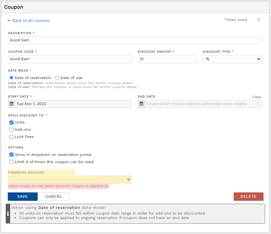 Accounting Set Up Guide