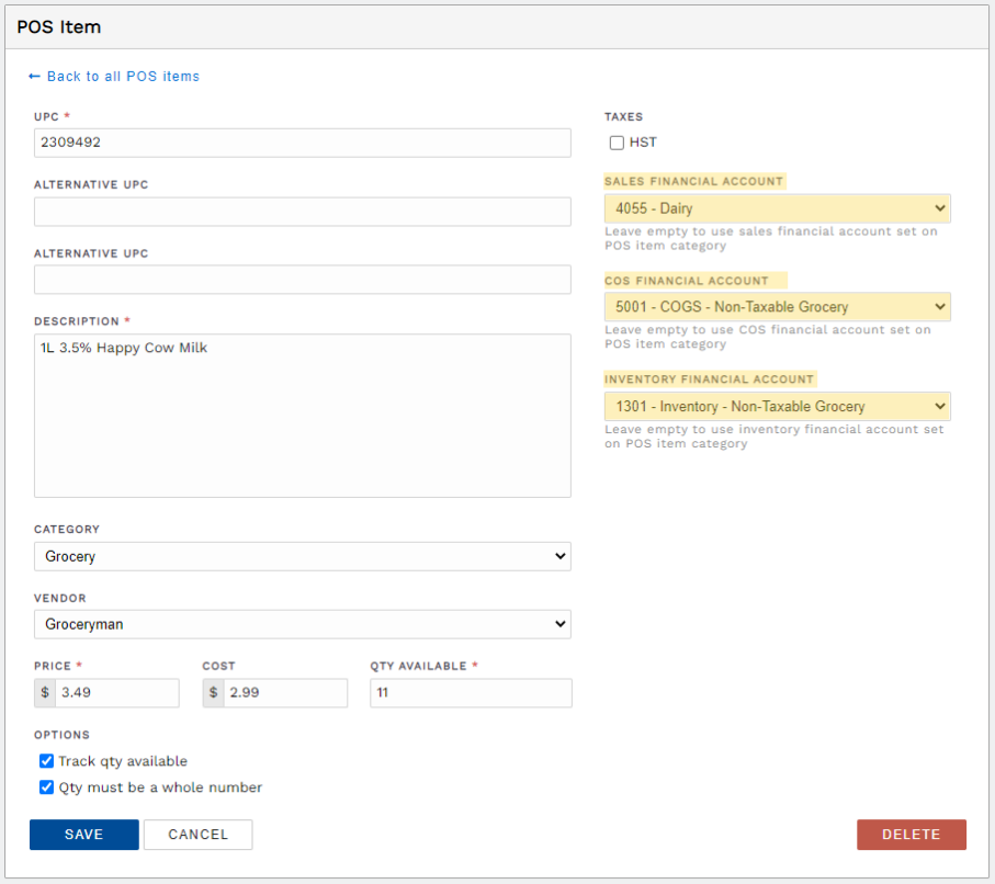 Accounting Set Up Guide