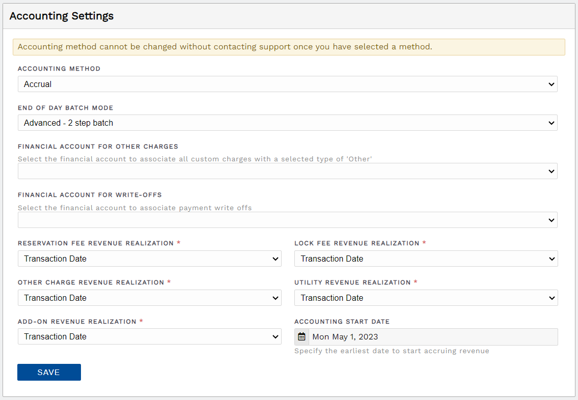 Accounting Set Up Guide
