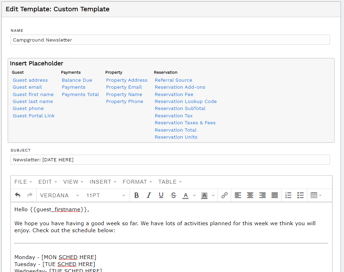 Custom Email Templates