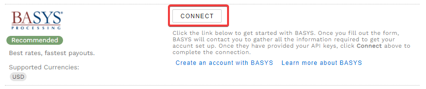 Process Payments with BASYS