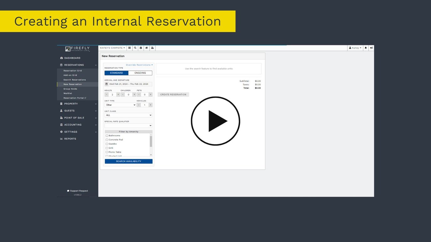 Firefly New User Training Guide