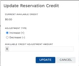 Reservation Credit