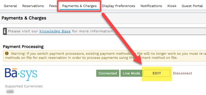 Terminals: BASYS Card-Present Payments