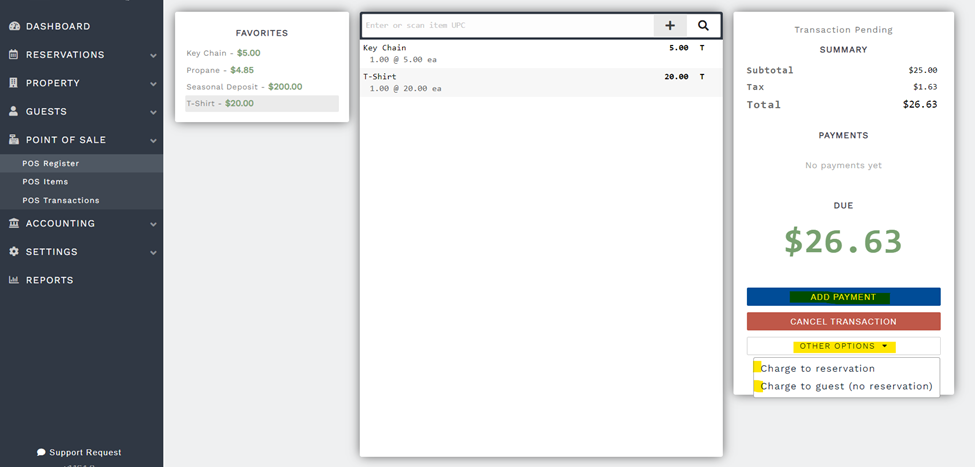 Setting up and Using the Firefly Point of Sale
