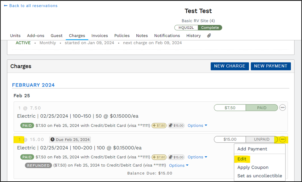 How to Delete an Incorrect Meter Reading