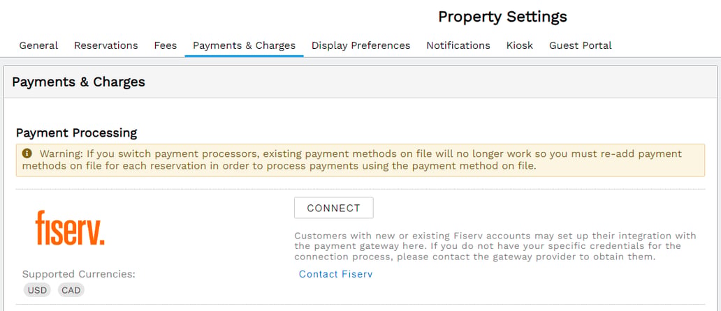Process Payments with Fiserv