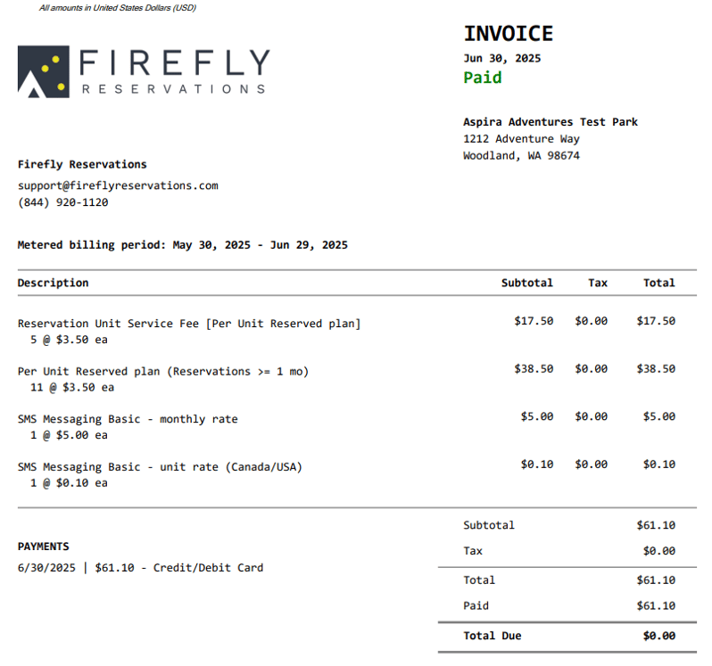 How do I find my Invoice from Firefly?