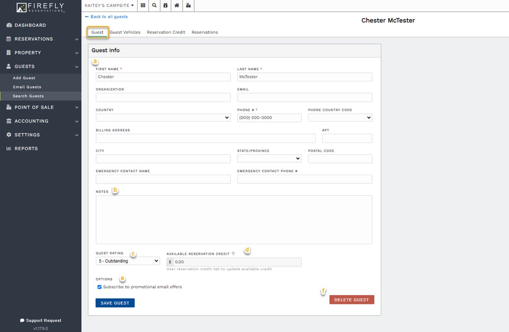 Understanding the Guest Profile