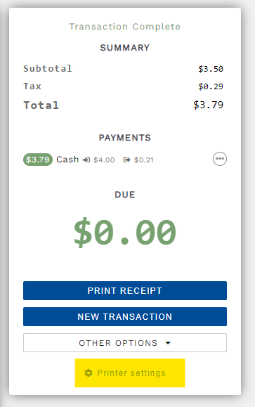 How do I print to my standard office printer?