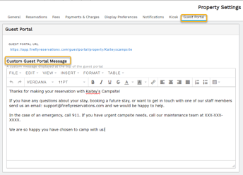 Guest Portal: Settings and Use