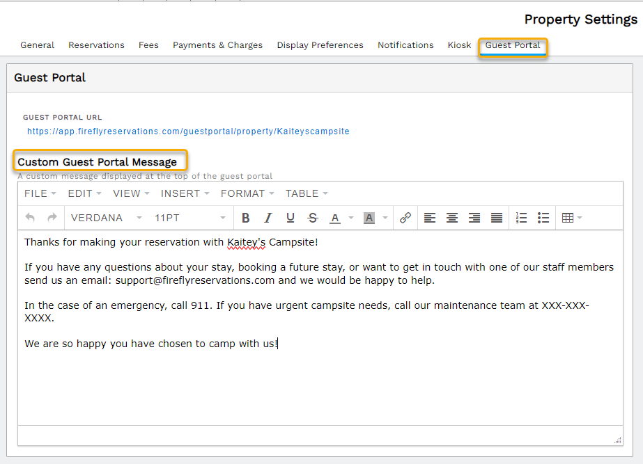 Guest Portal: Settings and Use