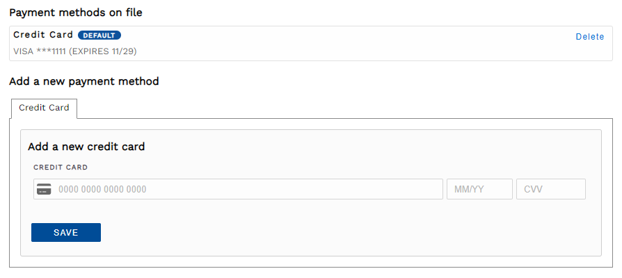 Charges and Payments